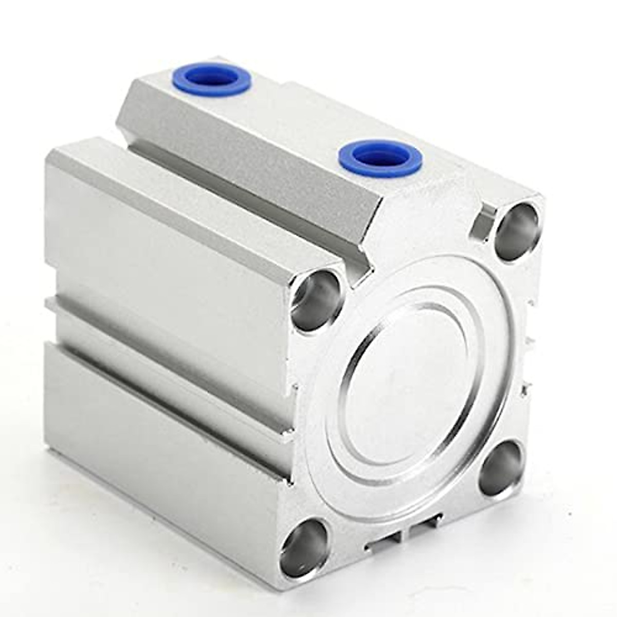 Othmro SDA25 x 10 Sealing Thin Air Cylinder Pneumatic Air Cylinders, 25mm/0.98inch Bore 10mm/0.39inch Stroke for M5 Aluminium Alloy Pneumatic Components for Pneumatic and Hydraulic Systems 1pcs