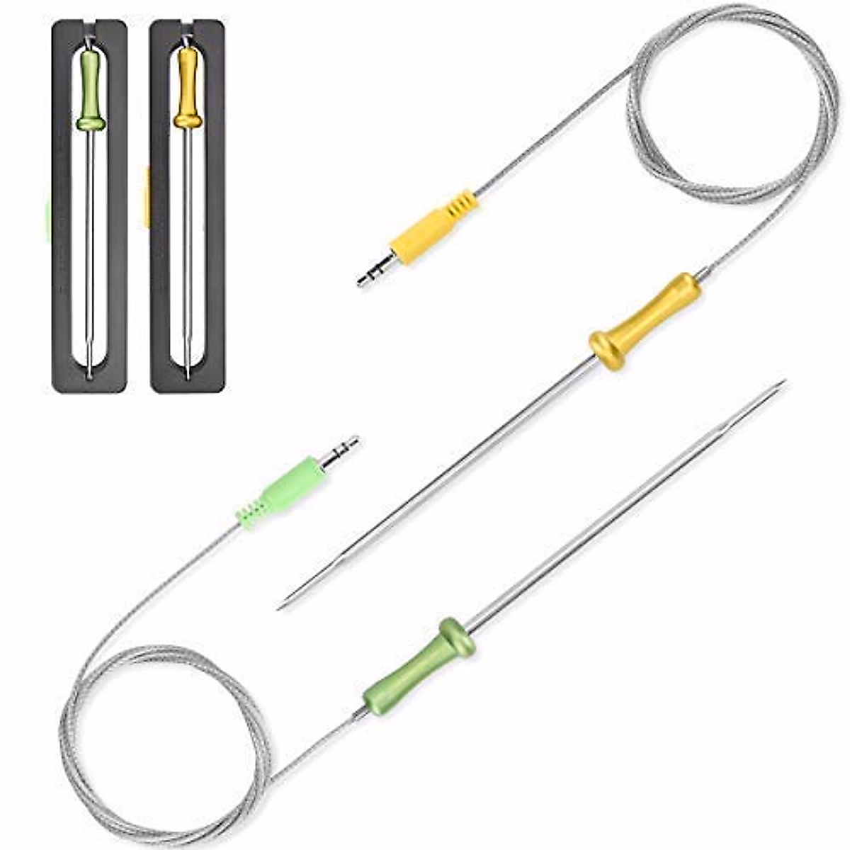 Grilling Meat Thermometer Replacement Probe Thermometer Probe Ultra Accurate for ENZOO TAIMASI Te-Rich BOYON MOICO CloudBBQ Amzdeal Franker