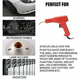 Plastic Welding Gun Garage Tool Welder Hot Stapler Machine Repair PVC Car Bumper 110V 220V