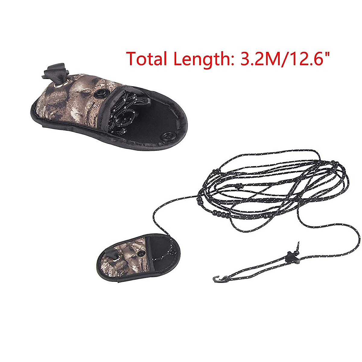 Mollytek Portable Clothesline for Traveling Camping Backyard Hotel Outdoor/Indoor with Camouflage Storage Bag Windproof Clothes Line Rope Outdoor Camping Lanyard Hanger