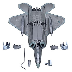 Udnorbay F-22 Raptor Fighter Attack Airplane Model 1/100 Military Aircraft Diecast Models