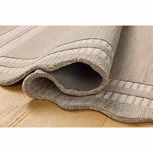 Loloi Chris Loves Julia Scottie Collection SCO-01 Fog/Ivory 2'-6" x 9'-9", .87" Pile Height, Runner Rug