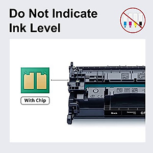 CF258A 58A Toner Cartridge with CHIP Remanufactured Toner Cartridge Replacement for HP 58A CF258A for Laserjet Pro M428fdw, M404n, M404dn, M428fdn (2 Black)