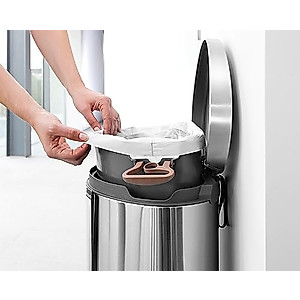Brabantia Step-On Trash Can Flatback+ 10.6 Gallon