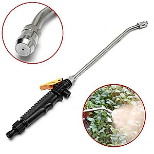 Kaadlawon 2-in-1 High Pressure Washer High Pressure Water Metal Water High Pressure Power Garden Sprinkle Adjustable Portable High Pressure Cleaning Tool for Wall, Garden, Car, Home Cleaning