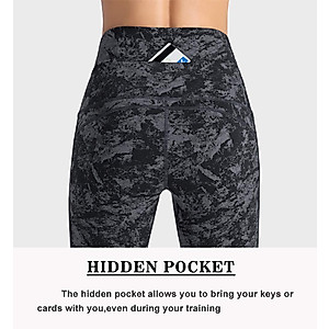 Dragon Fit Compression Yoga Pants Power Stretch Workout Leggings with High Waist Tummy Control