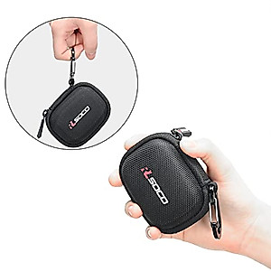 RLSOCO Hard Case for Sennheiser Momentum True Wireless 3 Earbuds (Black)