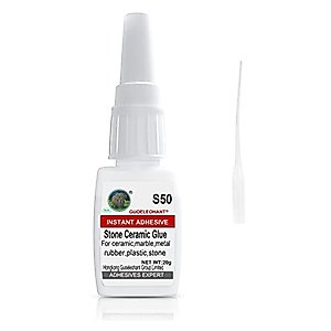 Stone Glue, Marble Adhesive,for Restoration and Production of Marble, Granite, Artificial Stone and Tile Products (20g, 1 Pack)