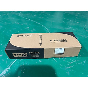 Hemudu Single Tall Desk Monitor Arm Mount Stand Fit for 27 inch to 43 inch Flat Curved Computer Screen with Swivel, Height Adjustable, Rotation,Holds up to 77lbs, Black