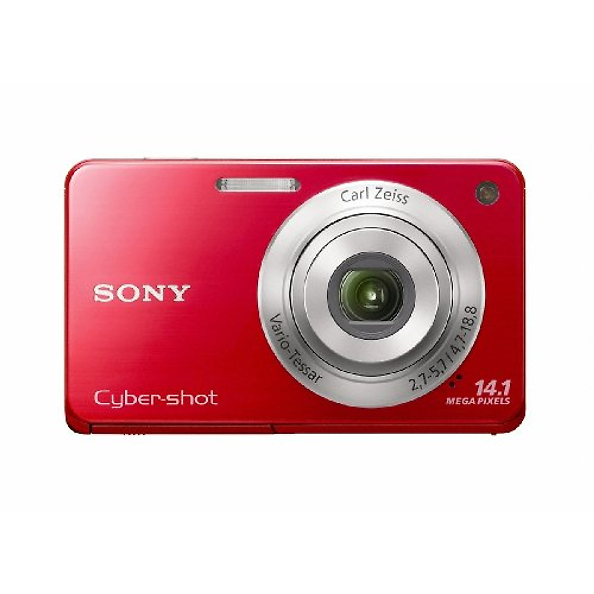 Sony Cyber-Shot DSC-W560 14.1 MP Digital Still Camera with Carl Zeiss Vario-Tessar 4x Wide-Angle Optical Zoom Lens and 3.0-inch LCD (Red)
