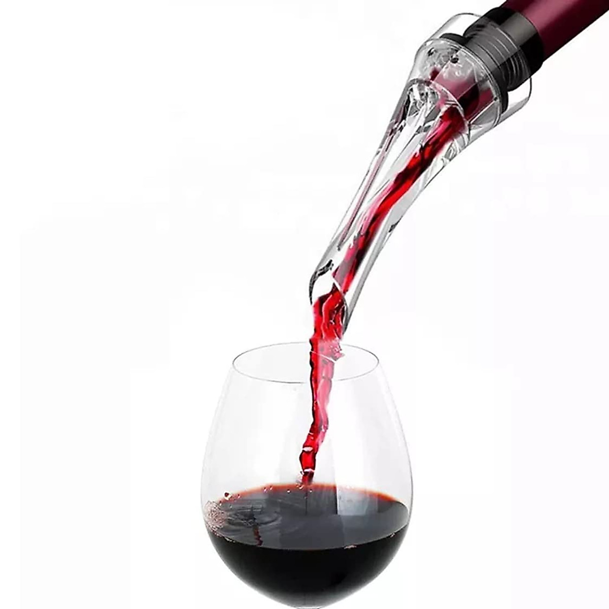 Wine Pourer Aerator Wine Aerator Pourer Spout Wine Decanter Wine Accessories and Gifts, Wine Aerator for Wine Bottle Wine Gifts for Women and Men Wine Air Aerator Pourer Clear