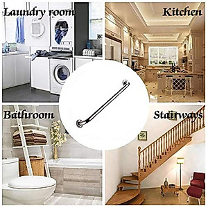 Generic Shower Handles, Handrails Grab Bar Bathtub Polishing, Towel Rack Stainless Steel Bathroom Toilet Disabled Elderly Children Support Handle Kitchen