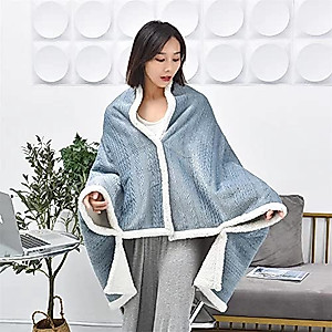 orejury Flannel Sherpa Fleece Throw Blanket for Couch, Light Blue Fuzzy Warm Soft Blanket for Sofa, a Shawl Blanket at Home or Outdoors, 60 in x 39 in