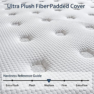 sofree bedding Full Size Mattress, 12 Inch Memory Foam Hybrid Mattress Full, Pocket Spring Full Mattress in a Box for Motion Isolation, Strong Edge Support, Pressure Relief, Medium Firm, CertiPUR-US