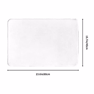 Summer Tropical Lemon Gnome Entrance Floor Mat Personalized Doormat Green Leaf Flower Welcome Door Mat Low Profile Non Slip Entry Rugs for Bathroom Kitchen Home Front Decor16 x24