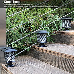 Street Light, Garden Lamp Yard Light Solar Light 2Set for Home for Illumination(white)