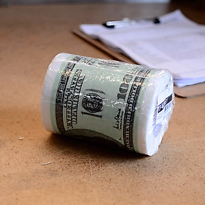 Treasure Gurus 100 One Hundred Dollar Bill Roll of Toilet Paper