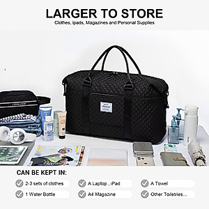 LOVEVOOK Weekender Bag for Women Cute Travel Tote Bag Gym Duffel Bag with Toiletry Bag Carry On Bag Overnight Bag with Wet Pocket Hospital Bag for Labor and Delivery