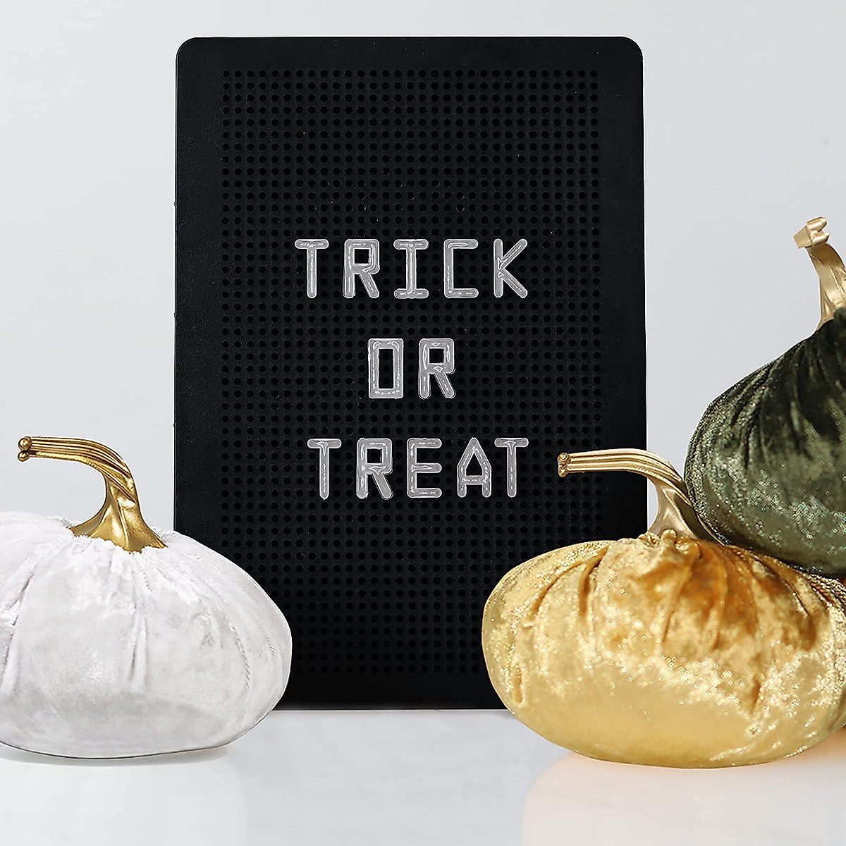 Orgrimmar 6PCS Velvet Stuffed Pumpkins Fabric Artificial Pumpkins for Home Garden Fall Decoration, Fall Harvest, Thanksgiving, Halloween Decor