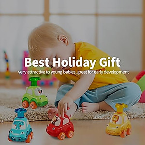 ALASOU Animal Car Baby Toys for 1 2 Year Old Boy|First Birthday Gifts for Toddler Toys Age 1-2|1 2 Year Old Boy Birthday Gift for Infant Toddlers