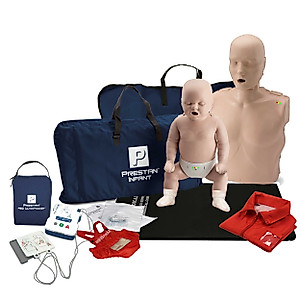 MCR Medical PRESTAN Adult and Infant CPR Manikin Kit with Feedback, Prestan UltraTrainer, and MCR Accessories