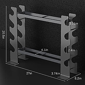 Lmdex Dumbbell Rack Stand Weight Rack for Dumbbells Holders Storage Home Gym(Rack only)