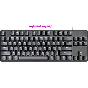 Dust-Proof Silicone Keyboard Skin Cover Compatible for Logitech G413 TKL SE Mechanical Gaming Keyboard (Clear)