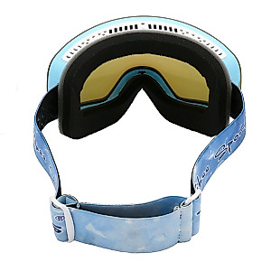 PHIBEE Unisex Snow Ski Goggles Frameless 100% UV Protection Snowboard Goggles for Men Women Youth 177ABL