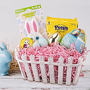 MagicWater Supply Crinkle Cut Paper Shred Filler (1/2 LB) for Gift Wrapping & Basket Filling - Light Pink