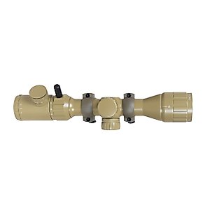 Monstrum 3-9x32 AO Rifle Scope | Flat Dark Earth | Moonstrum Offset Scope Mount with Integrated Level Bubble | Bundle