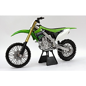 New Ray Die-Cast Kawasaki KX450F Motorcycle Replica, 1:12 SCALE, Green
