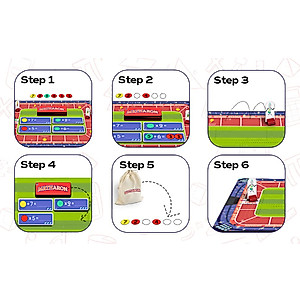 Yuka Champs Smart Math Games for Kids 6-8, 8-12 Age Group, Learn Math Manipulatives - Multiplication, Division, Addition and Subtraction with Educational Toy Board Games, for Boys and Girls