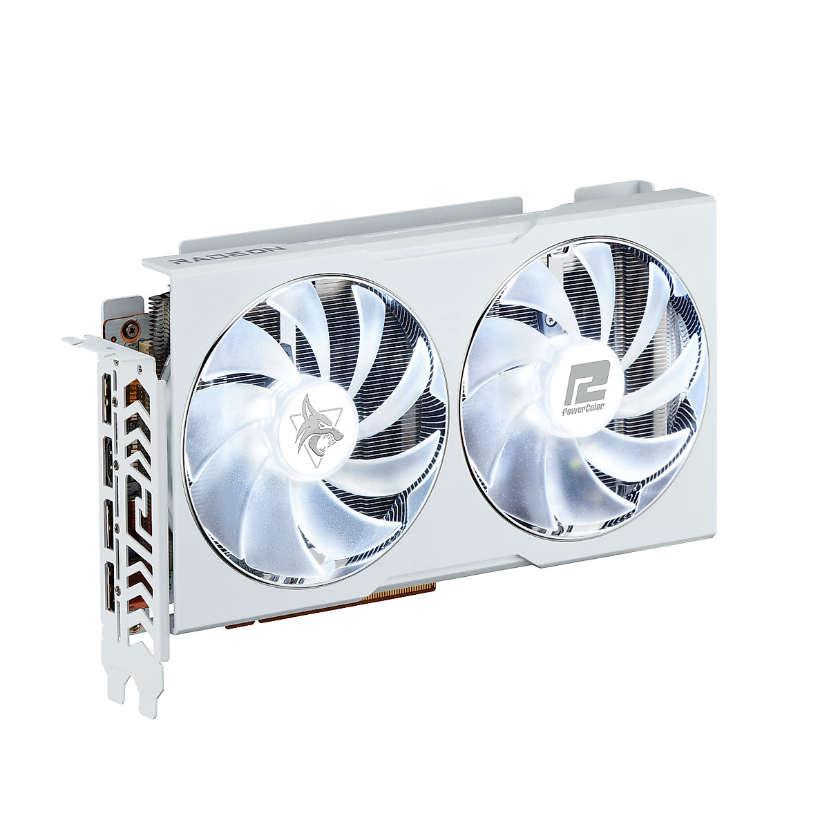 PowerColor Hellhound Spectral White AMD Radeon RX 6650 XT Graphics Card with 8GB GDDR6 Memory