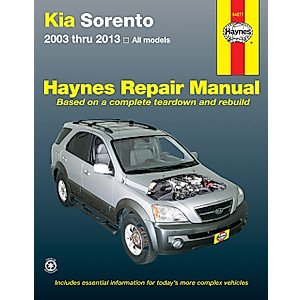 Kia Sorento all models (2003-2013) Haynes Repair Manual (USA) (Paperback)