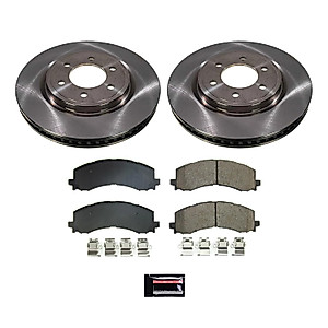 Power Stop Front KOE8744 Stock Replacement Brake Pad and Rotor Kit Autospecialty