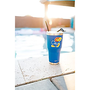 Simple Modern Officially Licensed Collegiate Oklahoma Sooners Tumbler with Straw and Flip Lid | Insulated Stainless Steel 30oz Thermos | Cruiser Collection | The University of Oklahoma