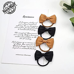 CELLOT Toddler Hair Ties 40pcs 2.75" Baby Girls Hair Bows Tie Baby Bows Elastics Rubber Ribbon Hair Bands Accessories for Baby Girls Kids Children