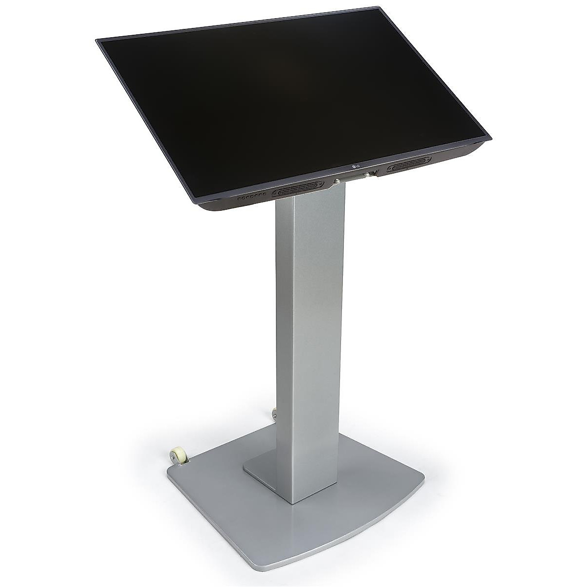 Displays2go, TV Touchscreen with Wheels, – Silver (DRTV3260SV)