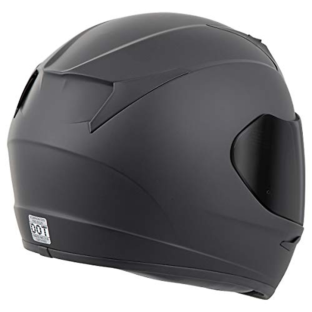 ScorpionEXO R320 Full Face Motorcycle Helmet with Pinlock Ready Shield and Bluetooth Ready Speaker Pockets DOT Approved Solid (Matte Black - Medium)