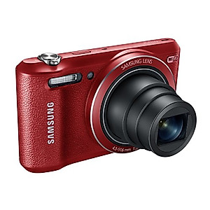 Samsung WB35F 16.2MP Smart WiFi & NFC Digital Camera with 12x Optical Zoom and 2.7" LCD (Red)
