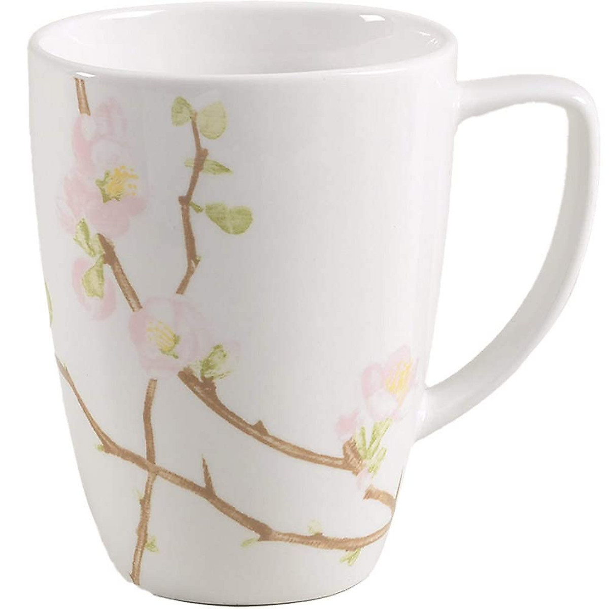Corelle Square 11-Ounce Porcelain Mug, Cherry Blossom