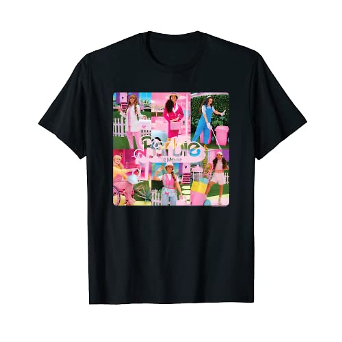 Barbie The Movie: Barbie Movie Grid T-Shirt