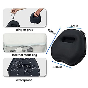 XINGFUDAO Case for Sony WH-CH720N Wireless Noise Canceling Headphones/Sony WH-CH520 Bluetooth Headphones, Waterproof Anti-scrach Protective Case, Portable Sony Earphone Bag with Band Everyday Carry