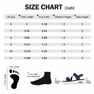 mysoft Women's Summer Walking Sandals Air Cushion Support Platform Ankle Strap Shoes Comfortable Casual Wedge Sandals