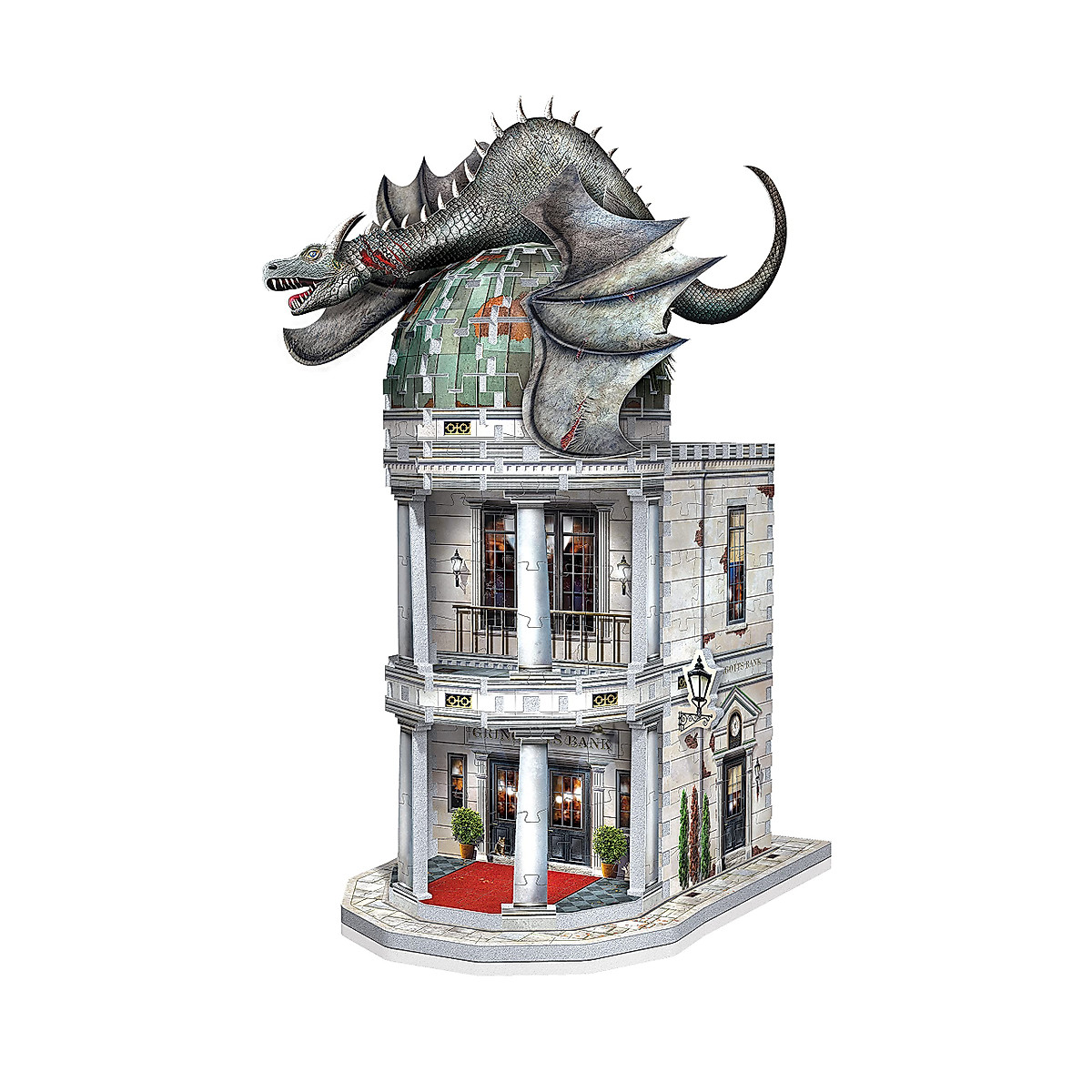 Wrebbit3D Harry Potter 3D Puzzle Model of Gringotts Bank | Diagon Alley Collection | A Mystical Journey of 300 Pieces for Witches, Wizards, and Muggles