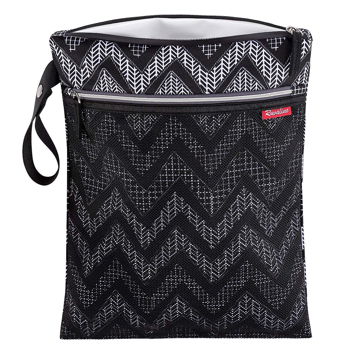 RUVALINO Unisex Travel Dipaer Bag tote & Reusable Baby Wet Dry Bag, Baby Shower Gifts Baby Essentials for Mom and Dad, Convenient Travel kit for parents