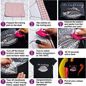 9 Pcs Christmas Iron on Decals Transfer Heat Transfer Design Sticker Iron on Vinyl Patches,Cartoon Christmas Grinch HTV Iron on Transfer Paper for Clothing Hat Pillow Backpack DIY Craft Supplies