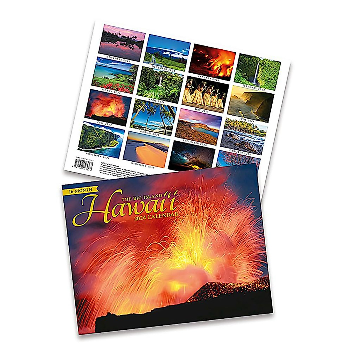16 Month Trade 2024 Calendar November 2023 - February 2025 Big Island Hawaii