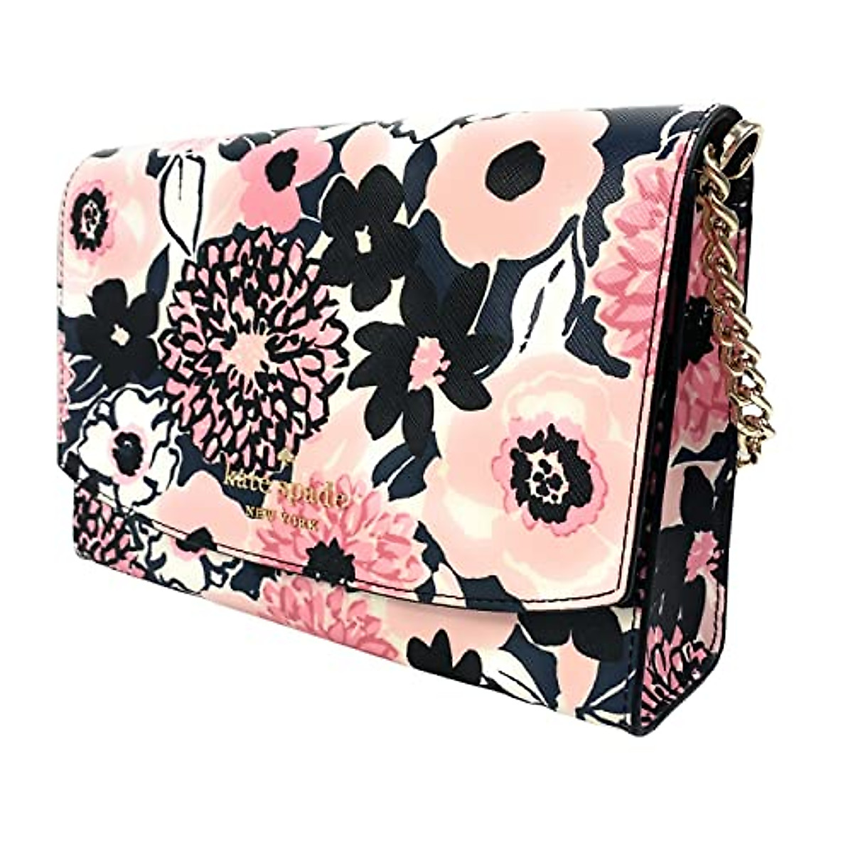 Kate Spade New York Carson Convertible Crossbody in Dahlia Floral Printed Pink Multi