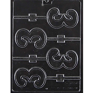 Grandmama's Goodies L048 #3 Three Lollipop Sucker Chocolate Candy Mold with Exclusive Molding Instructions